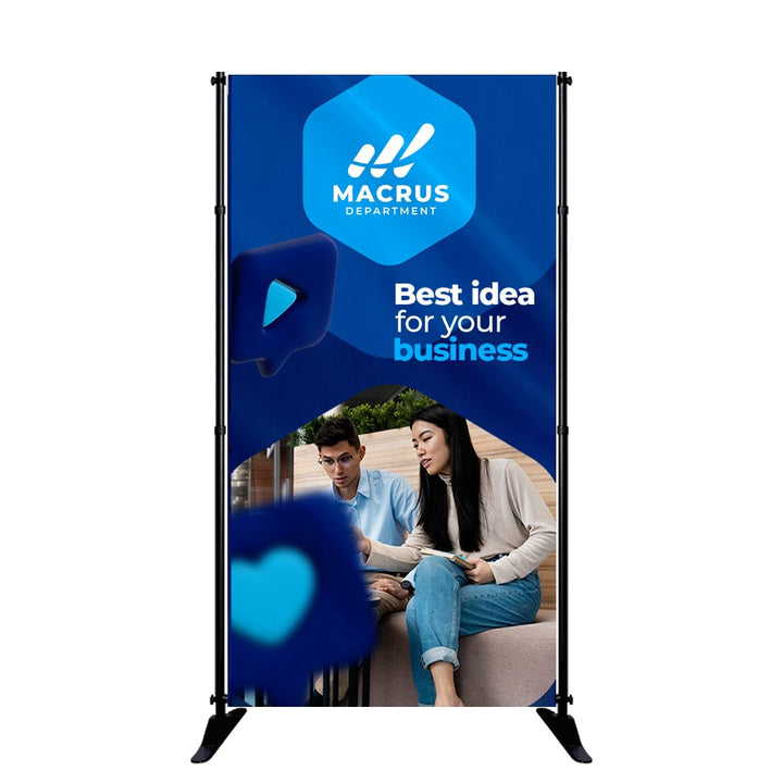 Fabric 4' x 8' Step & Repeat Banner Graphic only — 25M Printing