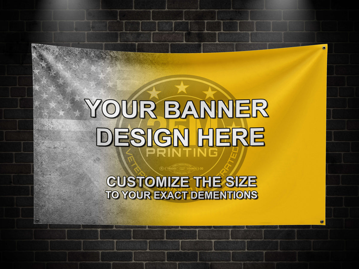 Banners - Custom Sizes — 25M Printing