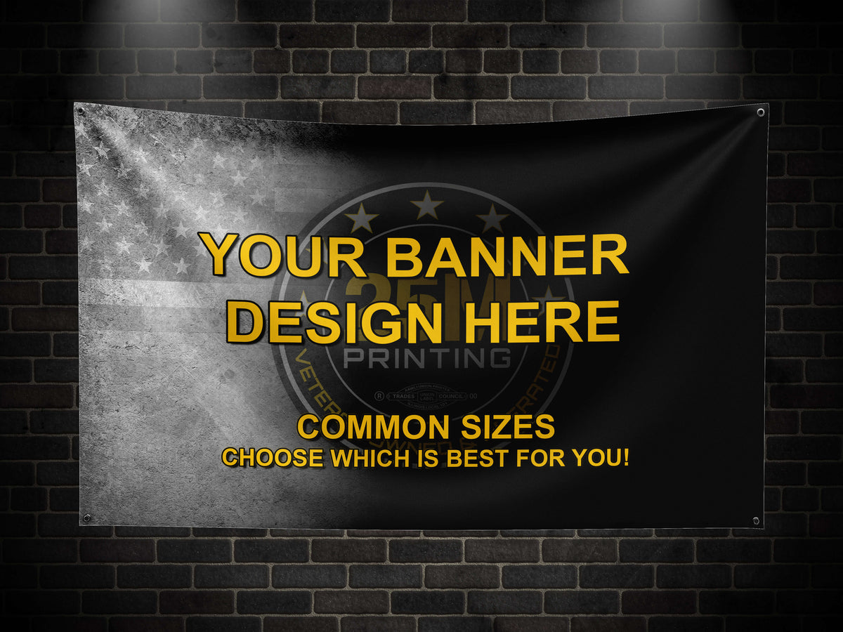 Banners - Standard Sizes — 25M Printing